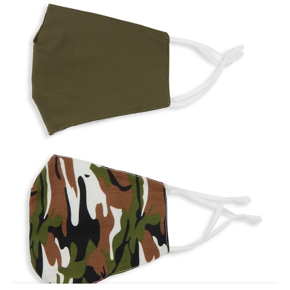 Accessories | Camo Green Face Mask Set Adjustable Lightweight | Poshmark